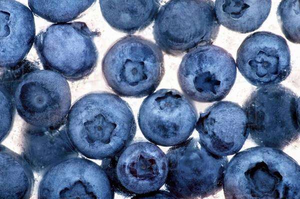 Frozen blueberries from above - Royalty-free Stock Photo | Dissolve