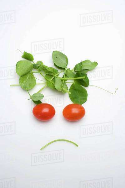 Sad vegetable face - Royalty-free Stock Photo | Dissolve