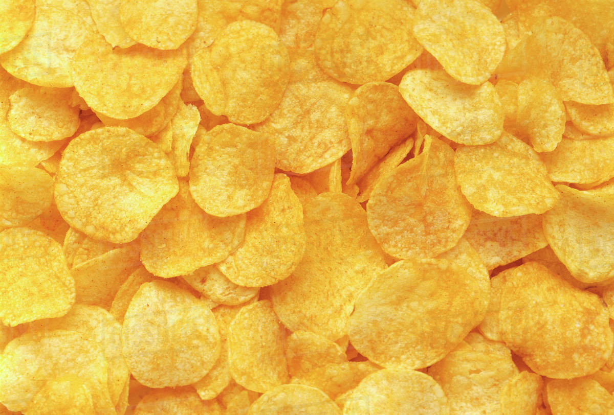 Potato Chips (Full Frame) - Royalty-free Stock Photo | Dissolve