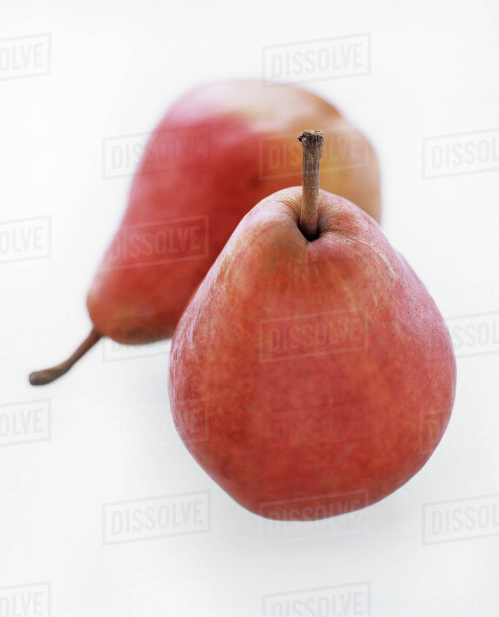 Two Red Bartlett Pears - Royalty-free Stock Photo | Dissolve
