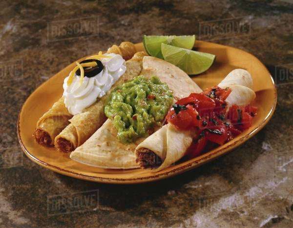Mexican Combo Plate - Stock Photo - Dissolve