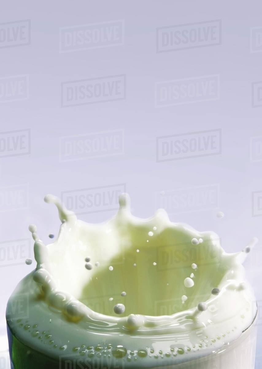 Milk splash - Royalty-free Stock Photo | Dissolve