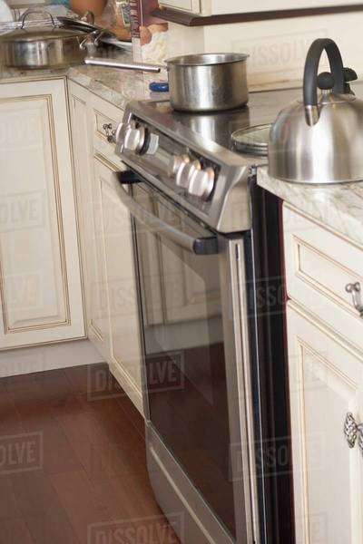 Kitchen with cooker (detail) - Royalty-free Stock Photo | Dissolve