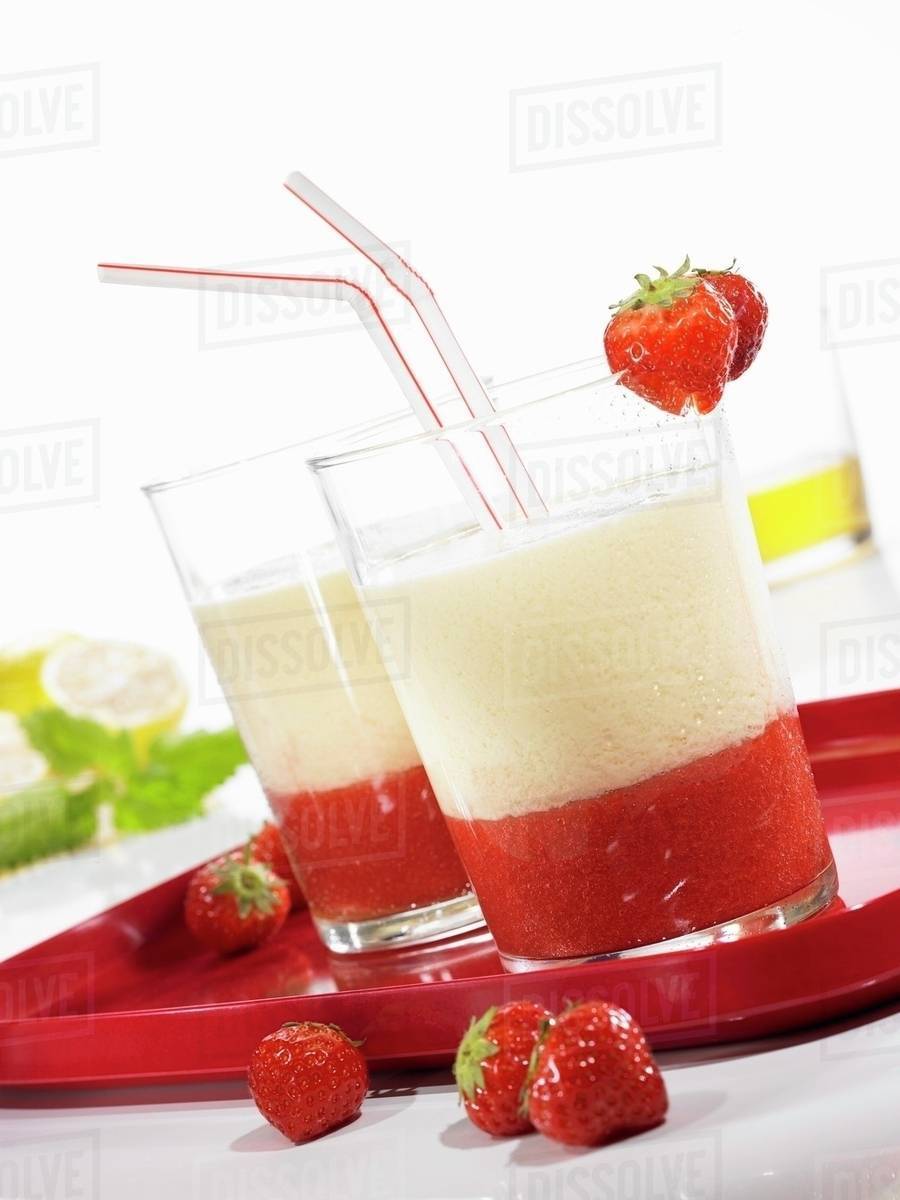 Special shake with yogurt - Stock Photo - Dissolve