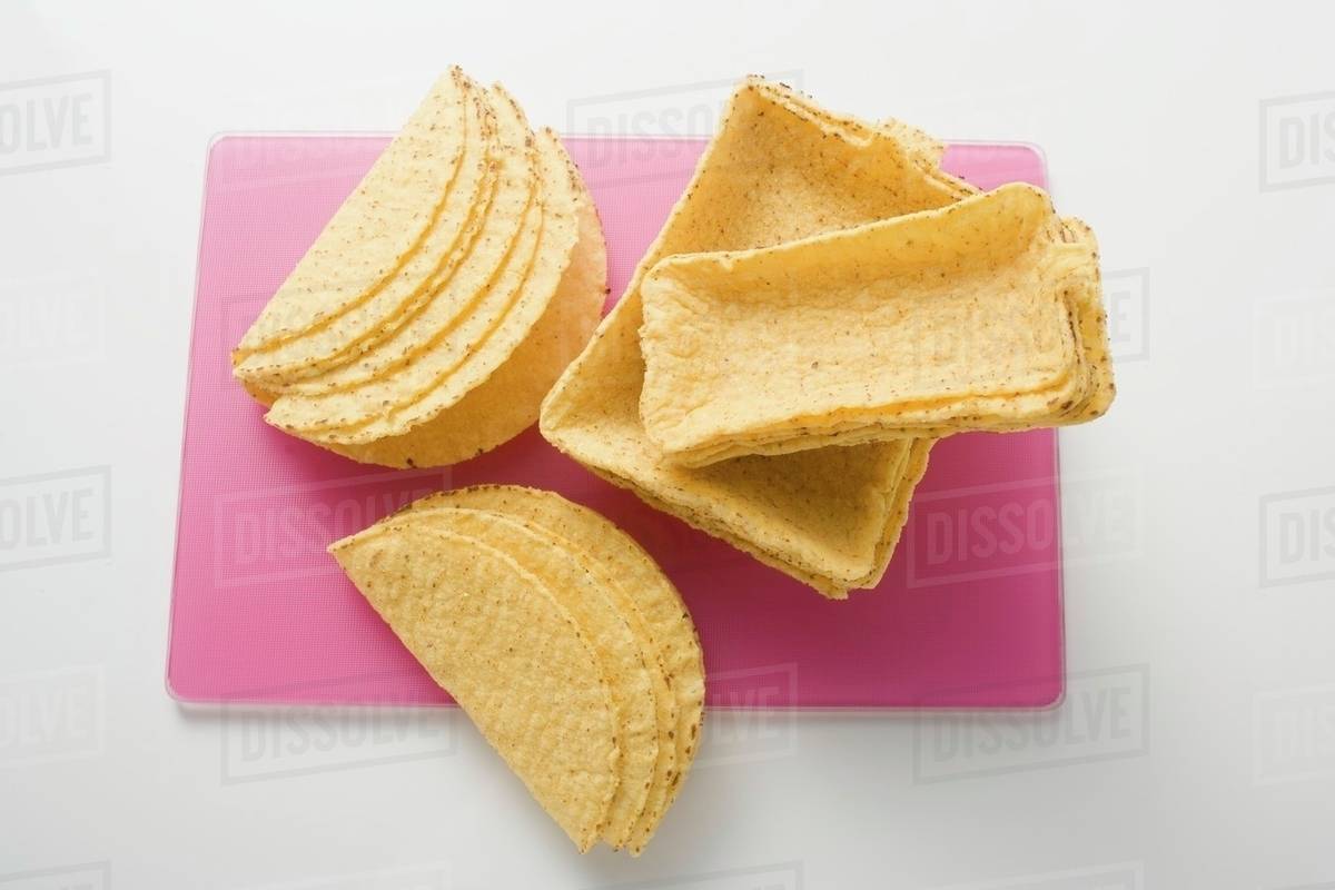 Assorted taco shells (Mexico) - Royalty-free Stock Photo | Dissolve