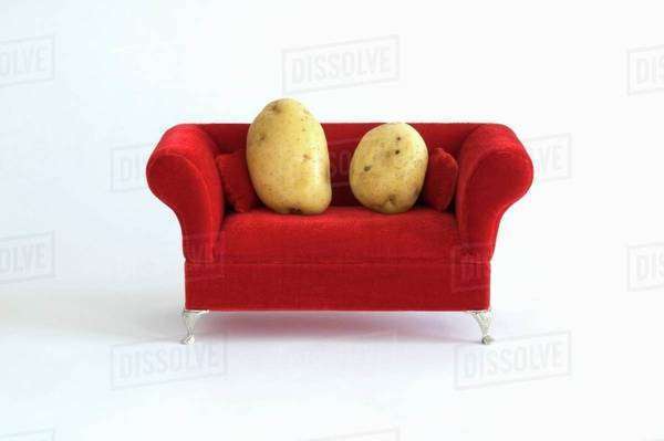 Couch potatoes - Royalty-free Stock Photo | Dissolve