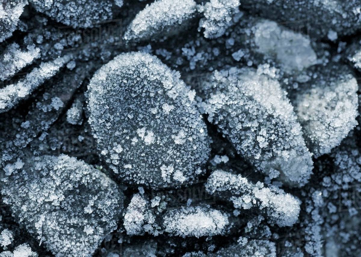 Icy stones - Royalty-free Stock Photo | Dissolve