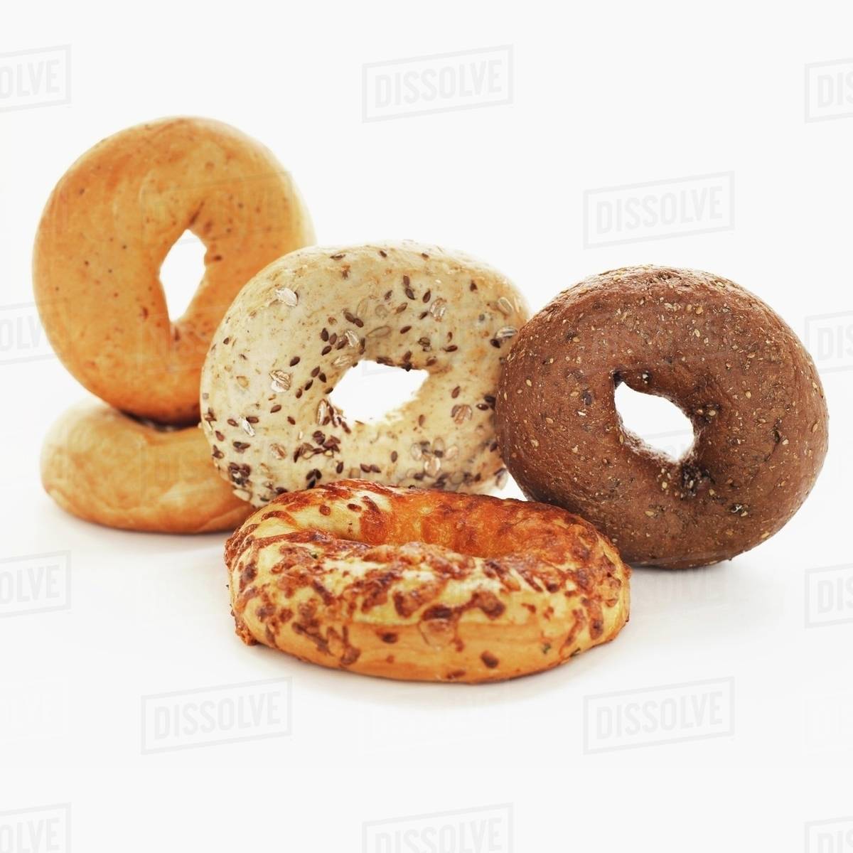 Assorted bagels - Royalty-free Stock Photo | Dissolve