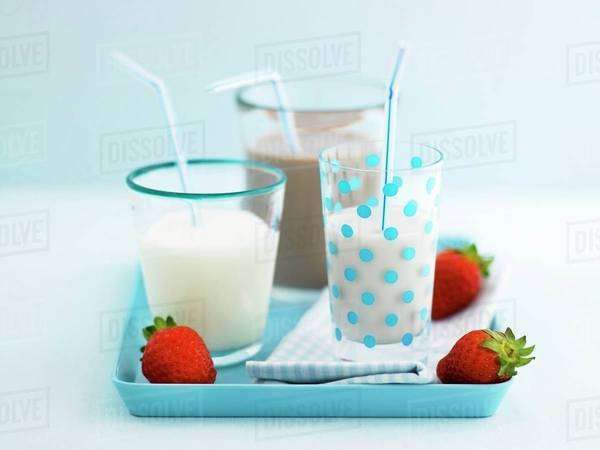 Milk-based drinks - Royalty-free Stock Photo | Dissolve