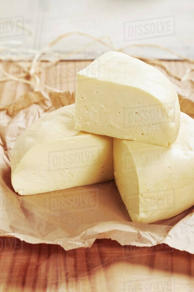 Cow milk cheese from Galicia - Stock Photo - Dissolve
