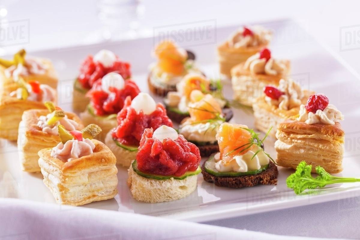 Assorted party snacks - Royalty-free Stock Photo | Dissolve