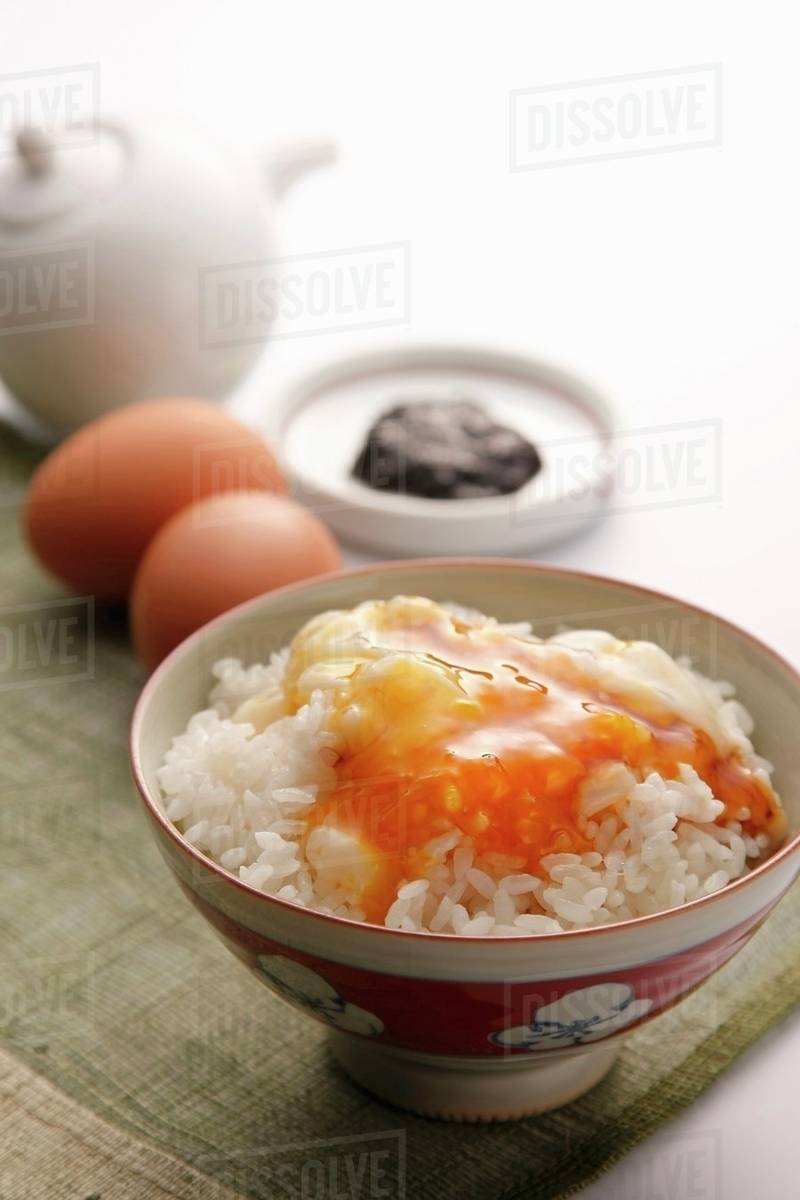 Tamago Gohan (rice with raw egg, Japan) - Royalty-free Stock Photo ...