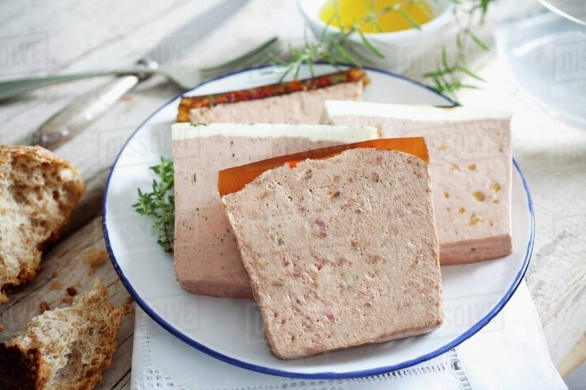 Slices of various types of pate - Royalty-free Stock Photo | Dissolve
