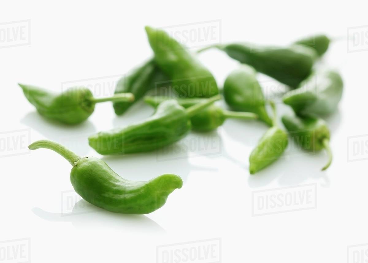 Green pimento peppers - Royalty-free Stock Photo | Dissolve