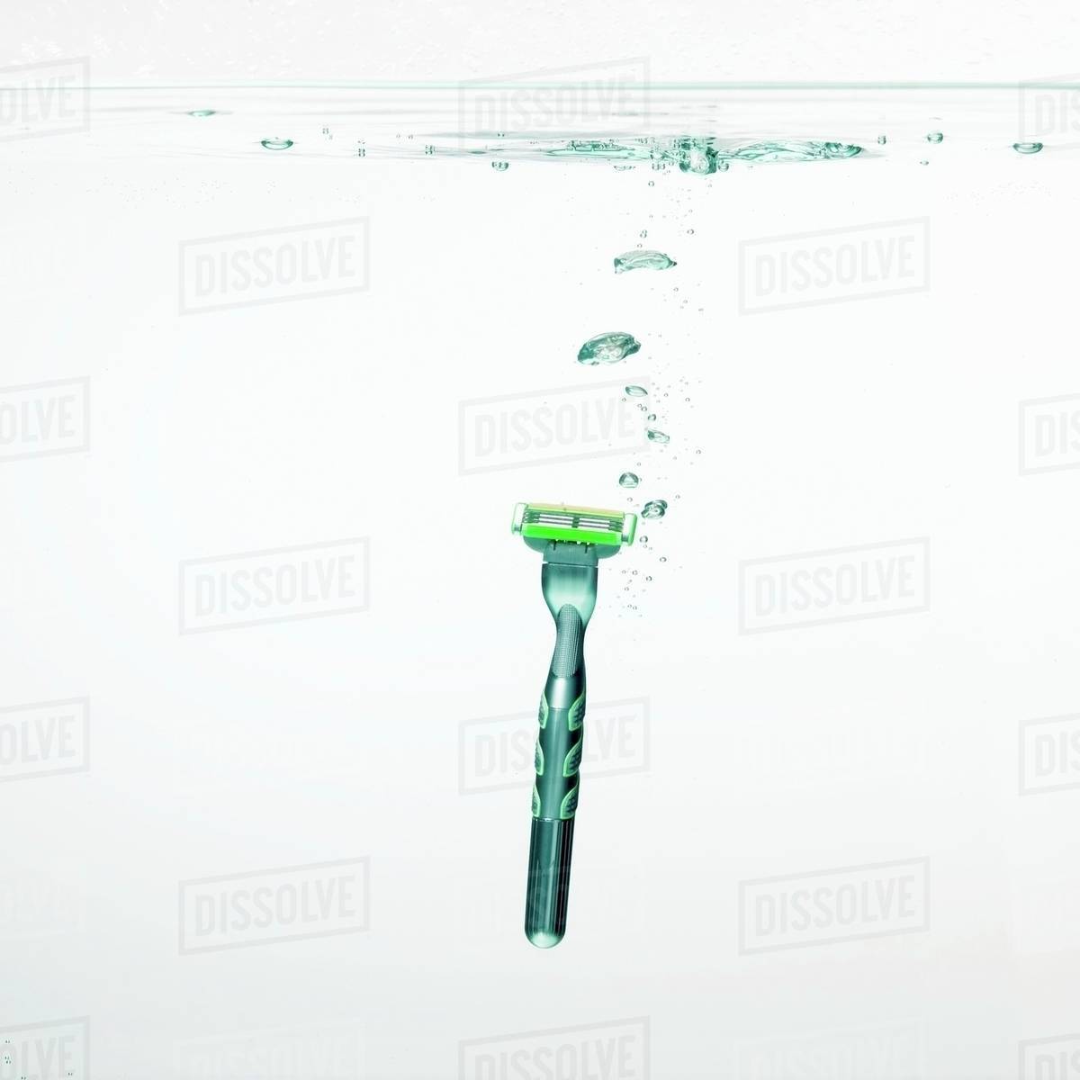 A razor under water - Royalty-free Stock Photo | Dissolve