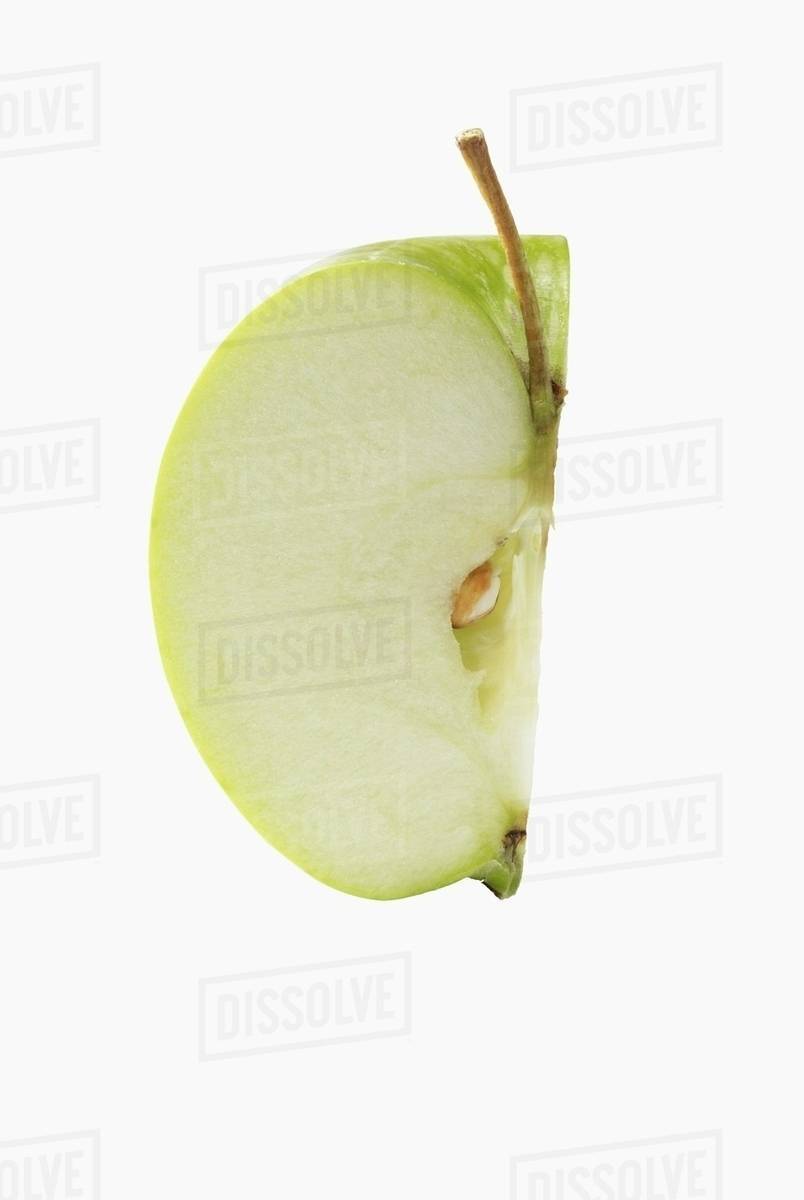 A quarter of an apple - Stock Photo - Dissolve
