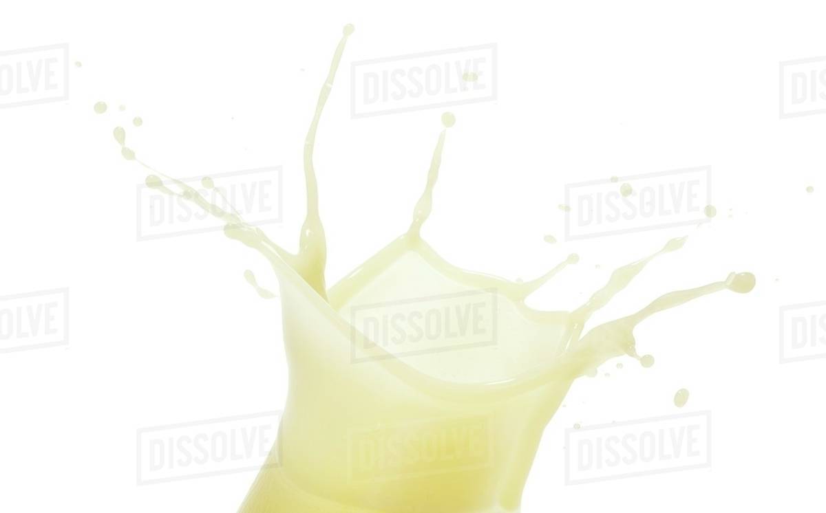 A splash of banana juice - Royalty-free Stock Photo | Dissolve