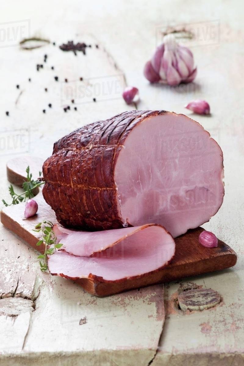 Smoked ham - Royalty-free Stock Photo | Dissolve