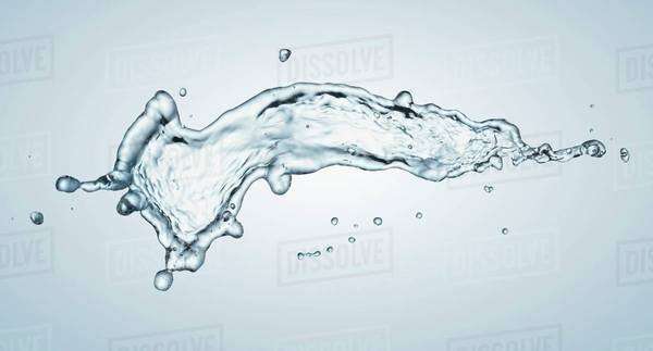 Flying water - Royalty-free Stock Photo | Dissolve