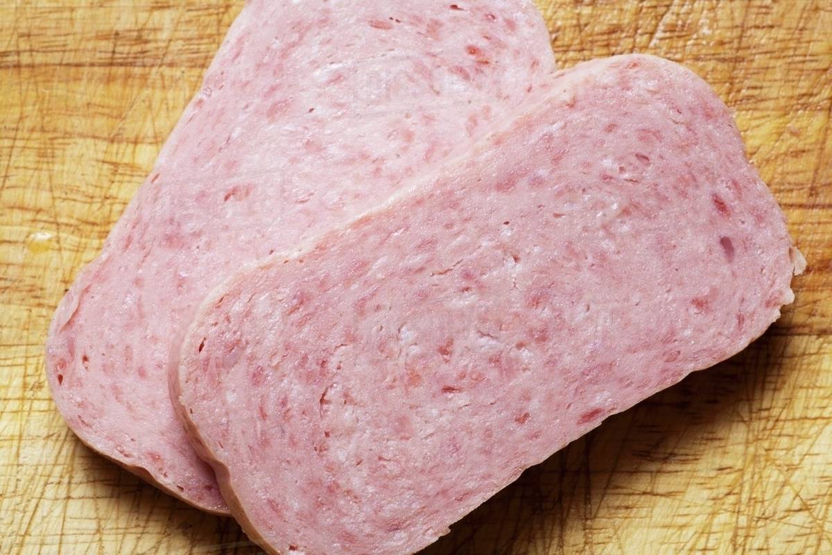 Two Slices of Spam - Royalty-free Stock Photo | Dissolve