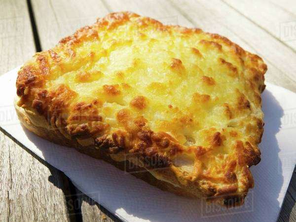 Croque Monsieur; French Grilled Ham and Cheese Sandwich - Royalty-free ...