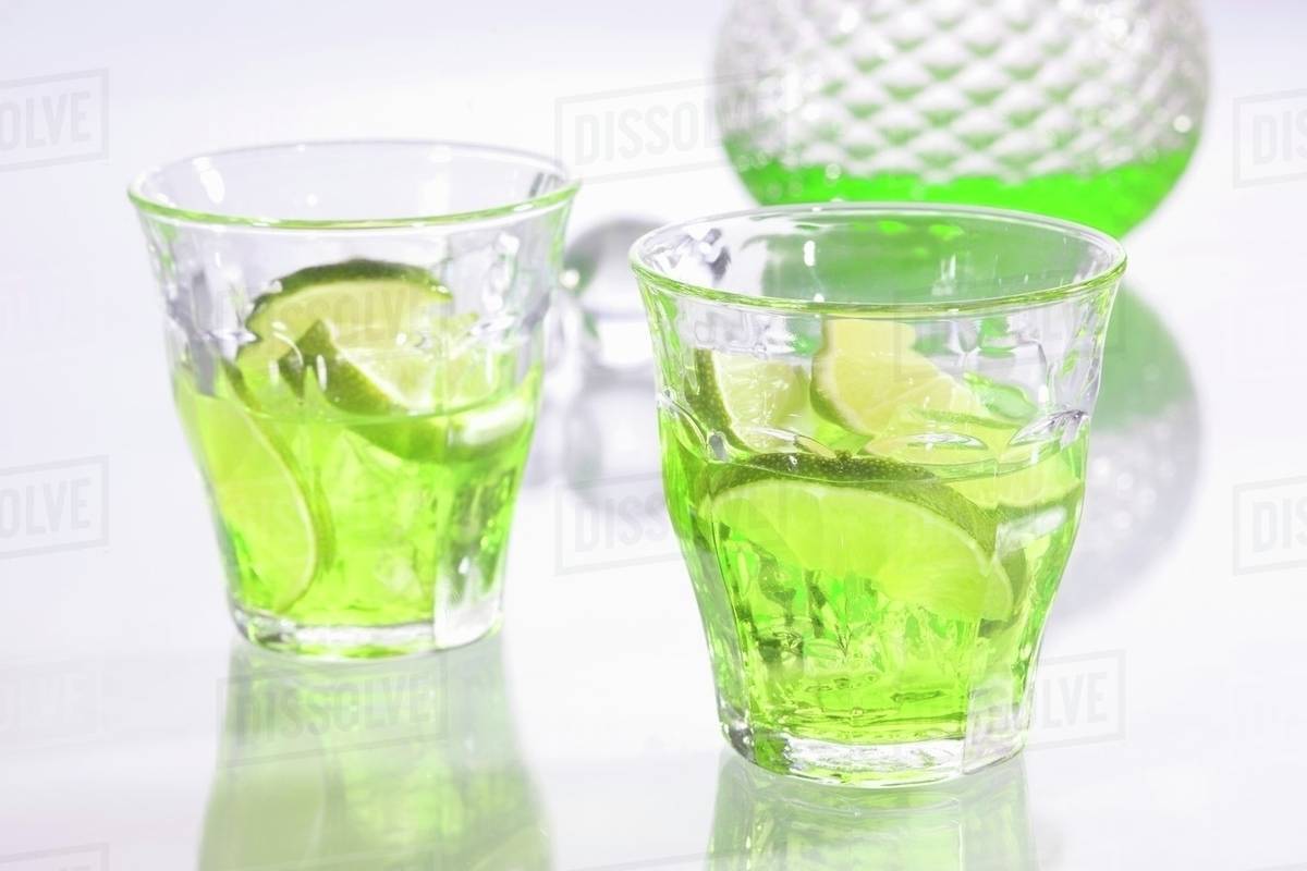 Lime liqueur - Royalty-free Stock Photo | Dissolve
