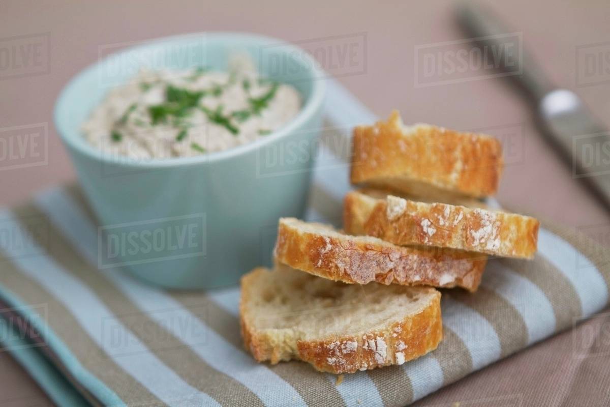 White bread and a spread - Royalty-free Stock Photo | Dissolve
