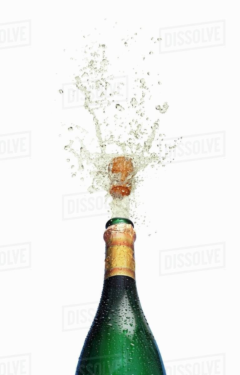 A splash of champagne - Royalty-free Stock Photo | Dissolve
