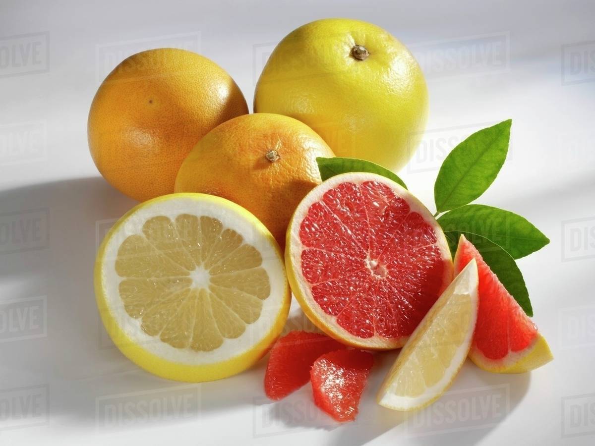 Various types of grapefruit - Stock Photo - Dissolve
