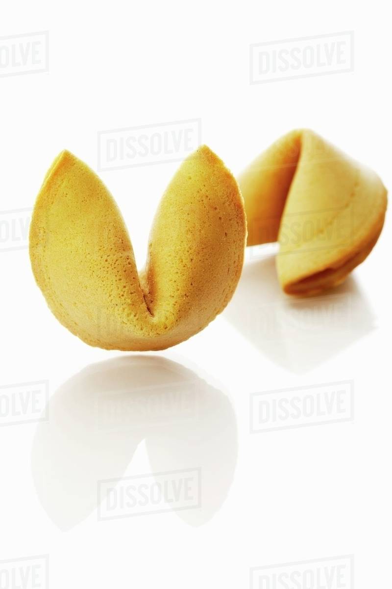 Two Chinese fortune cookies - Royalty-free Stock Photo | Dissolve