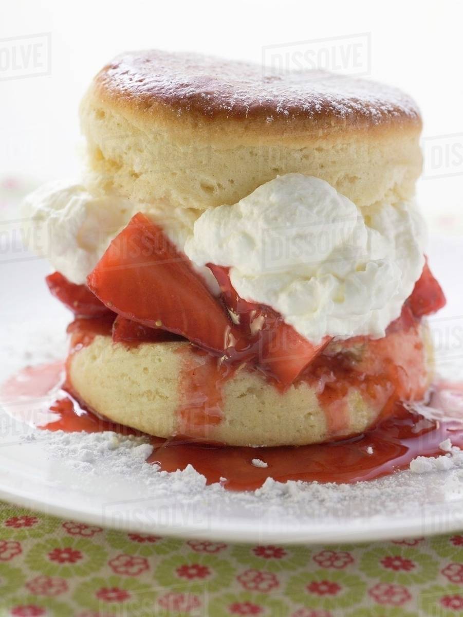 Strawberry shortcake (USA) - Royalty-free Stock Photo | Dissolve