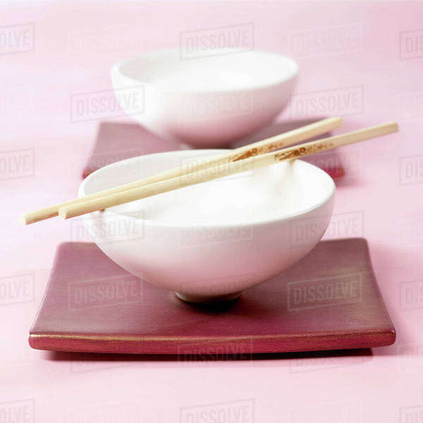 Two food bowls - Royalty-free Stock Photo | Dissolve