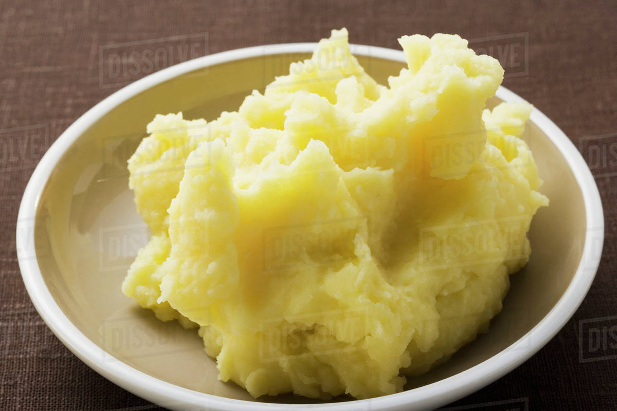 Mashed potato on plate - Royalty-free Stock Photo | Dissolve