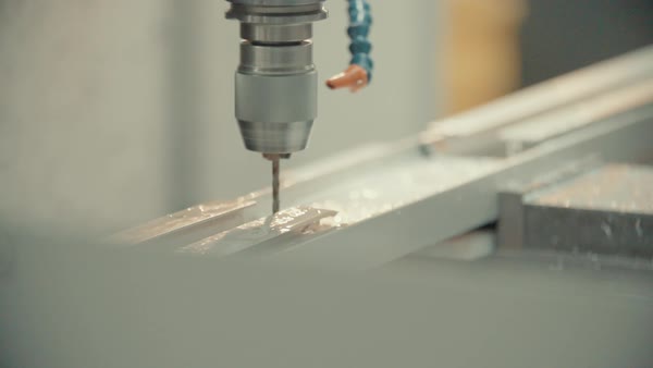 Close-up of CNC milling machine cutting in metal - HD Royalty-free ...