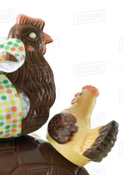Chocolate chickens - Royalty-free Stock Photo | Dissolve