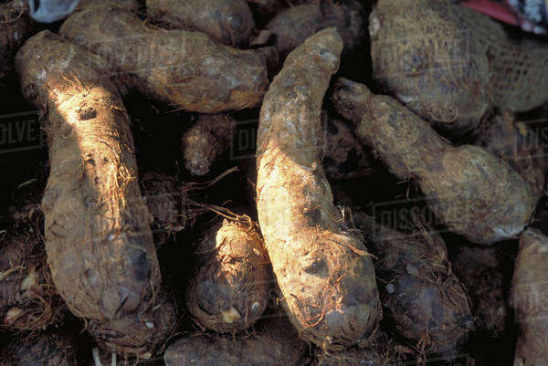 Yams, close-up - Royalty-free Stock Photo | Dissolve