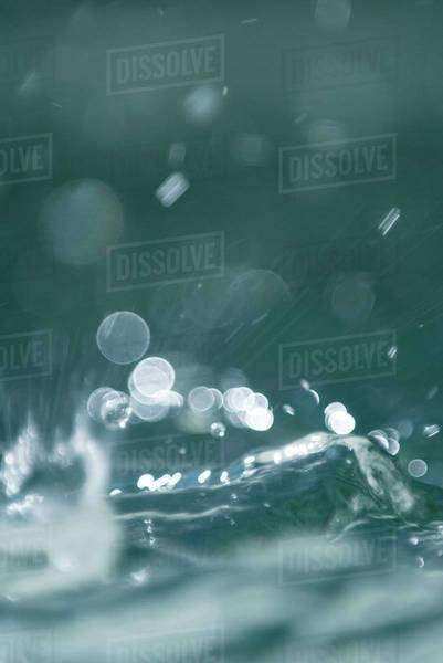 Water splashing, extreme close-up - Royalty-free Stock Photo | Dissolve