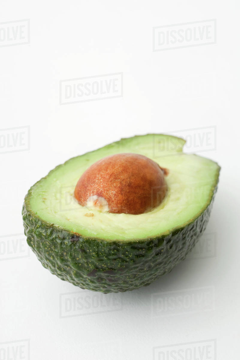 Avocado, cross-section - Stock Photo - Dissolve