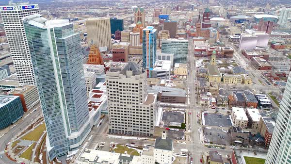 Aerial Views Of Downtown Milwaukee Milwaukee's Beautiful, Modern City