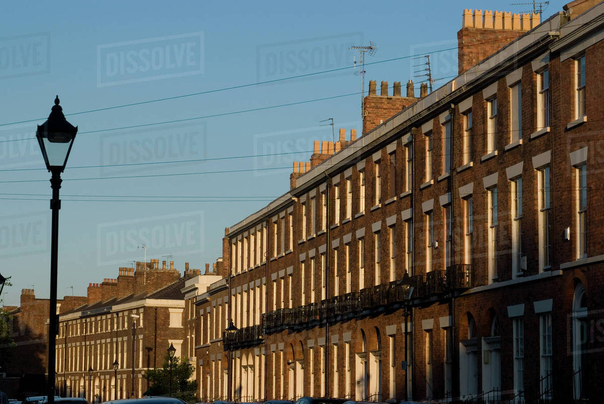 The Georgian district, Liverpool, Merseyside, England - Royalty-free ...