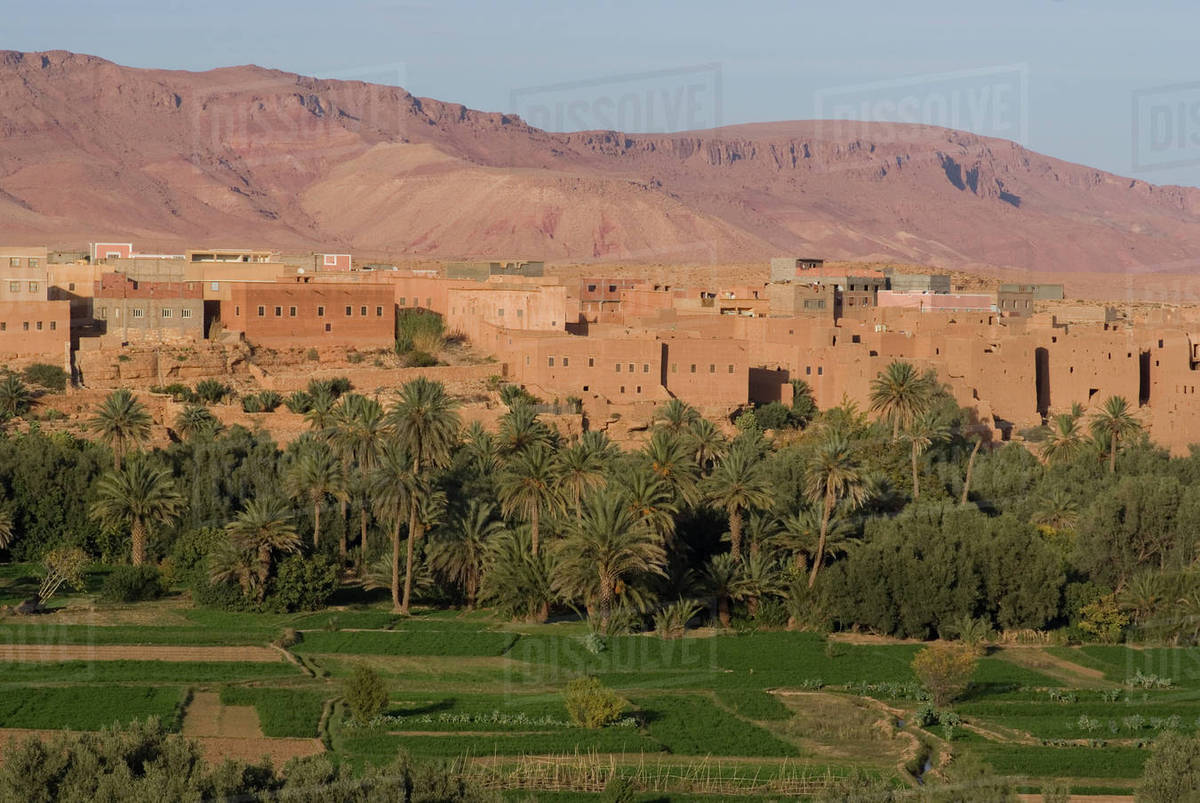 Kasbah, Tinerhir, Morocco - Stock Photo - Dissolve