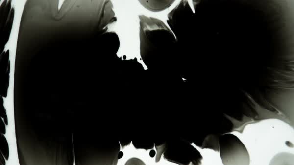 Luma matte ink transition - Stock Video Footage - Dissolve