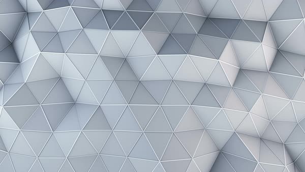 Technology low poly construction. Semless loop smooth animation with ...