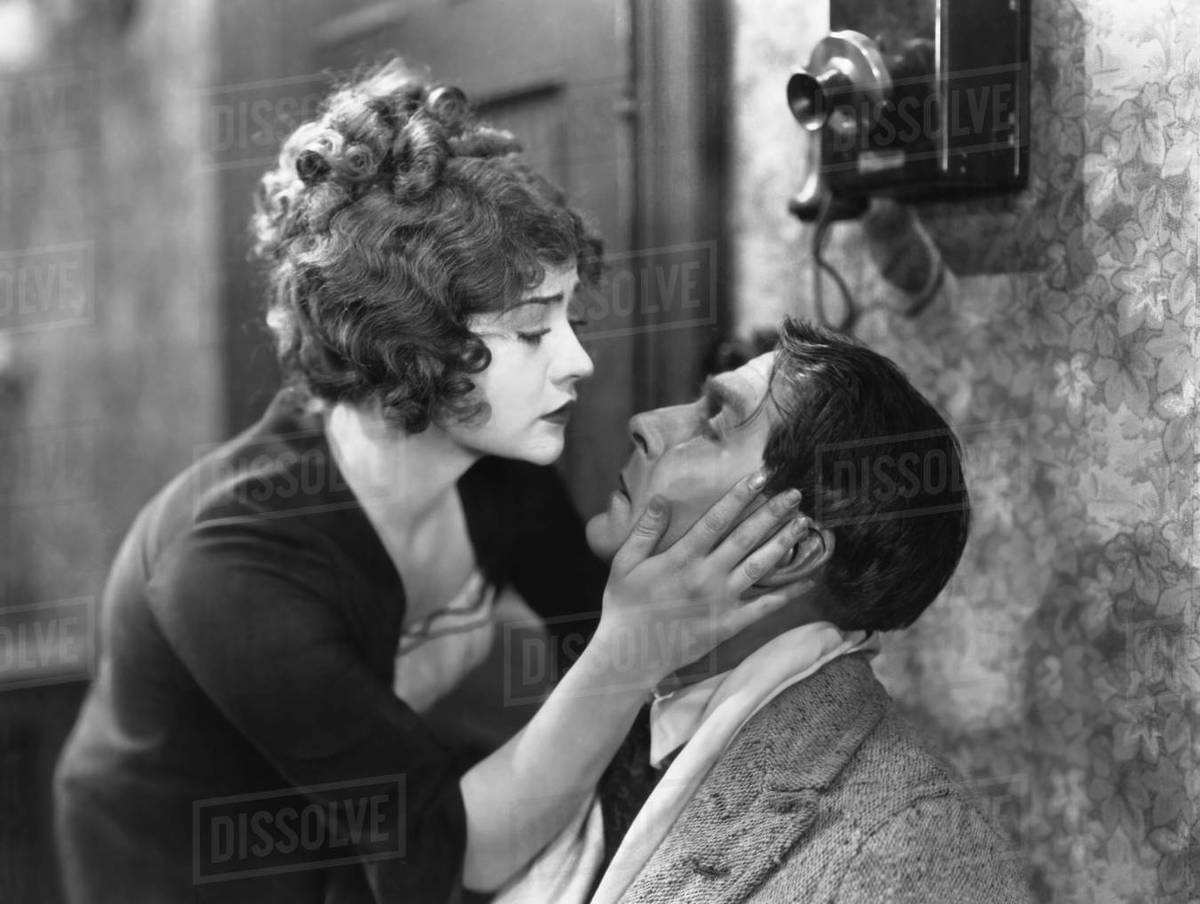 Couple looking into each other's eyes - Royalty-free Stock Photo | Dissolve