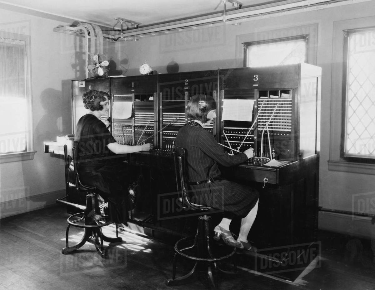 Operator assistance - Royalty-free Stock Photo | Dissolve