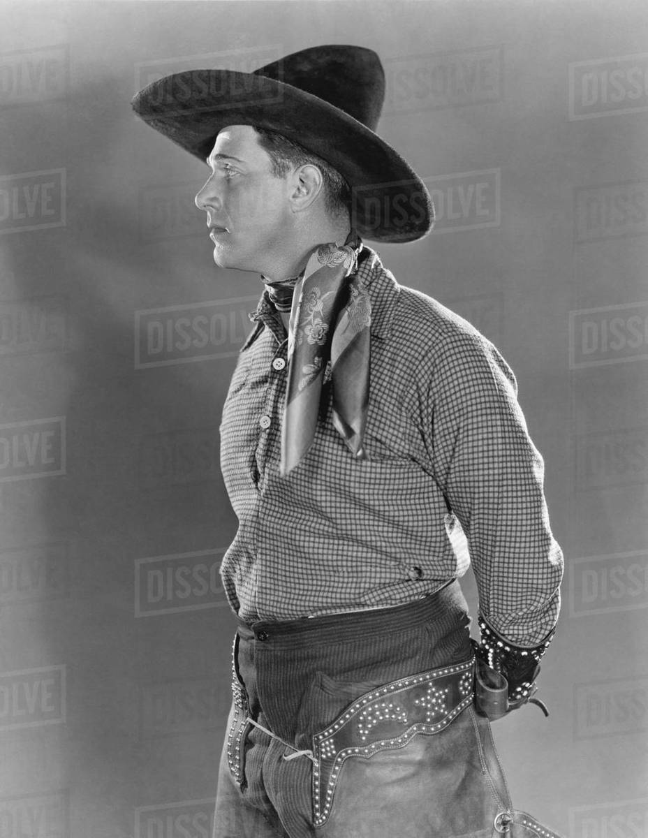 Portrait of cowboy - Royalty-free Stock Photo | Dissolve