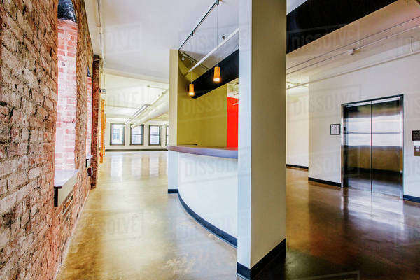 Empty room in modern office - Royalty-free Stock Photo | Dissolve