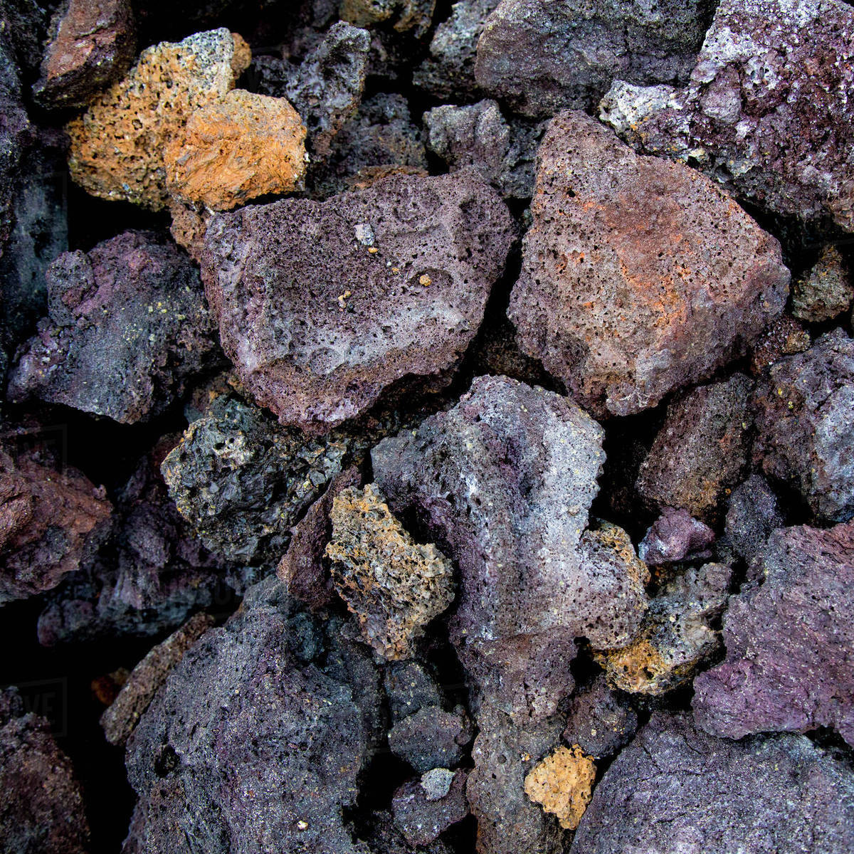 Close up of volcanic rocks - Royalty-free Stock Photo | Dissolve