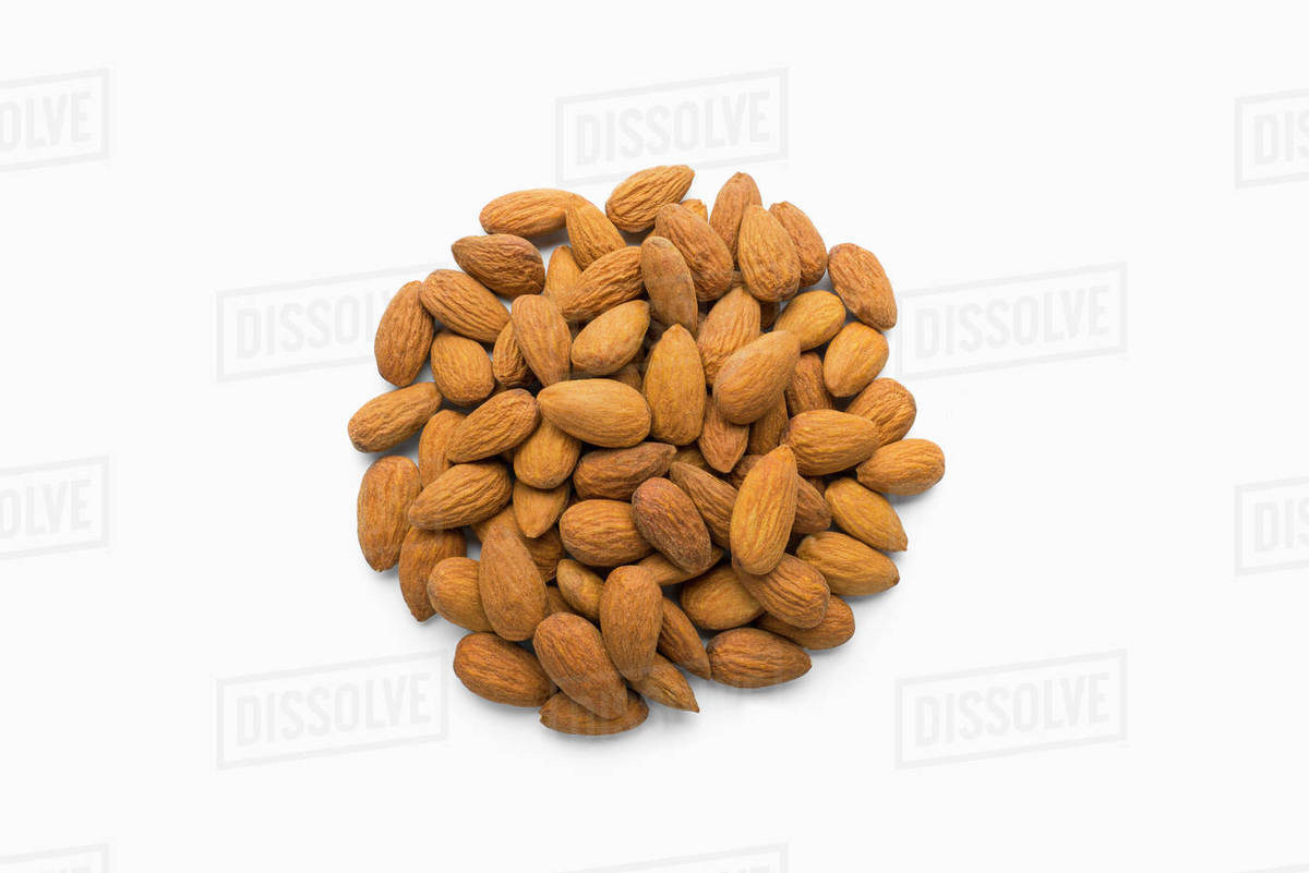 Pile of nuts in shape of a circle - Royalty-free Stock Photo | Dissolve