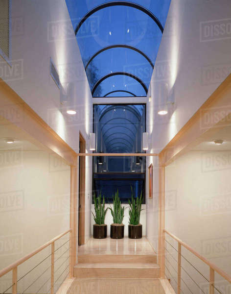 Atrium hallway in home - Royalty-free Stock Photo | Dissolve